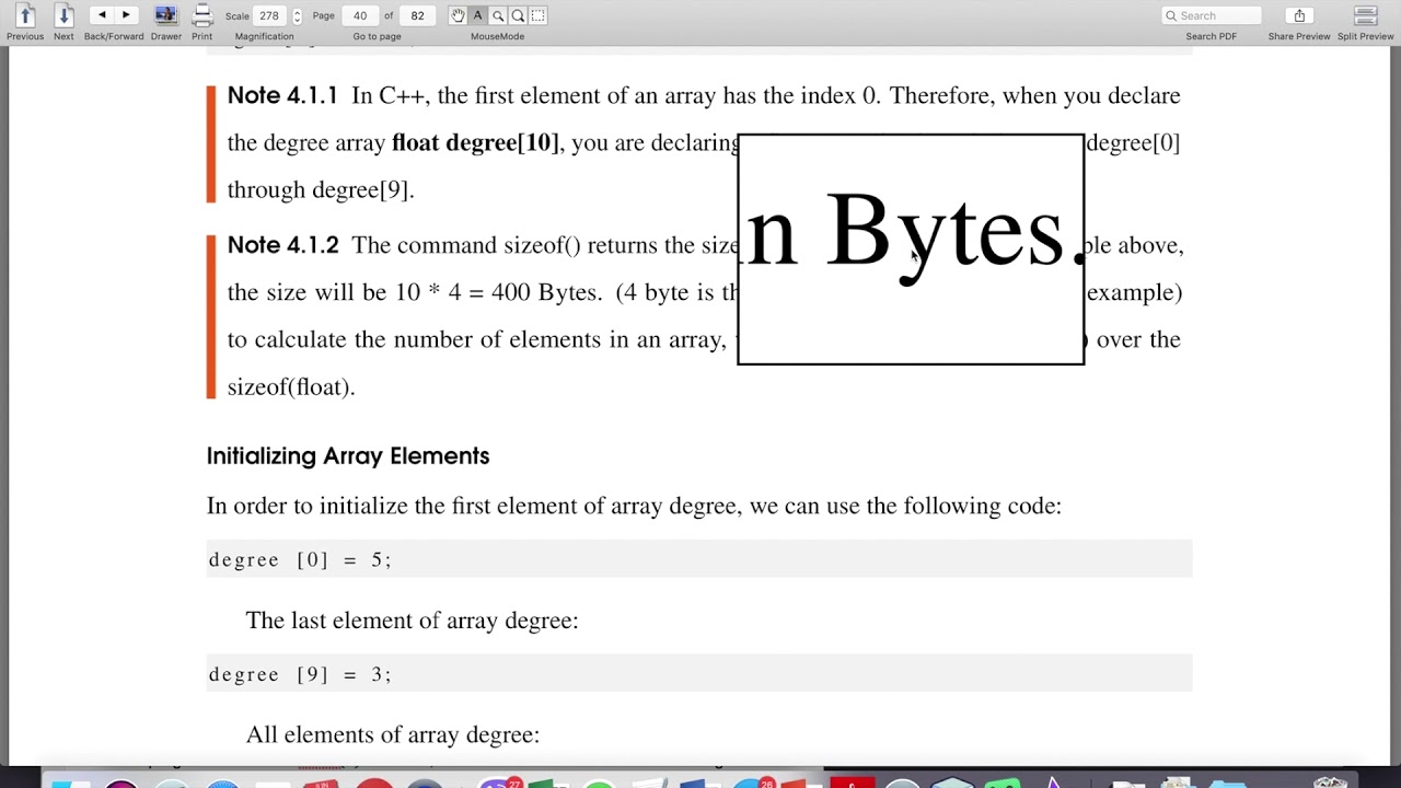 One Dimention Arrays - YouTube
