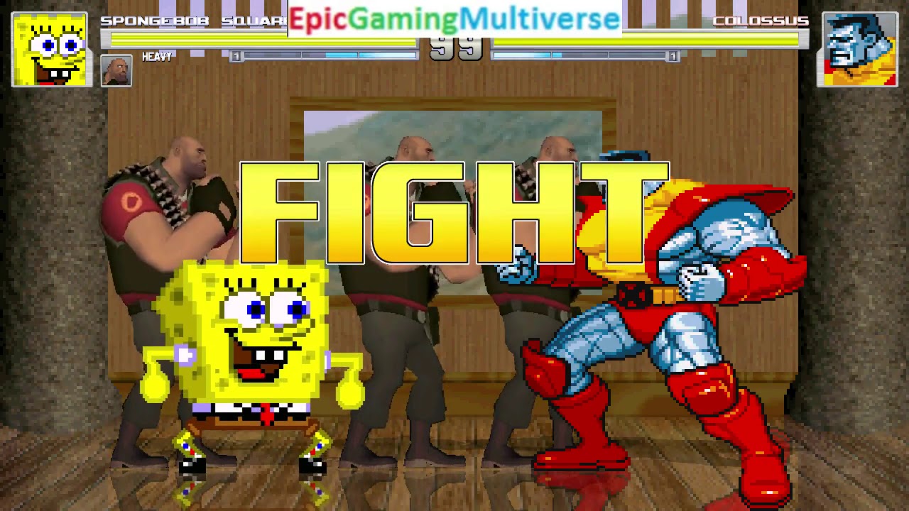 Team Fortress 2 Characters (The Heavies) And SpongeBob VS Colossus In A ...