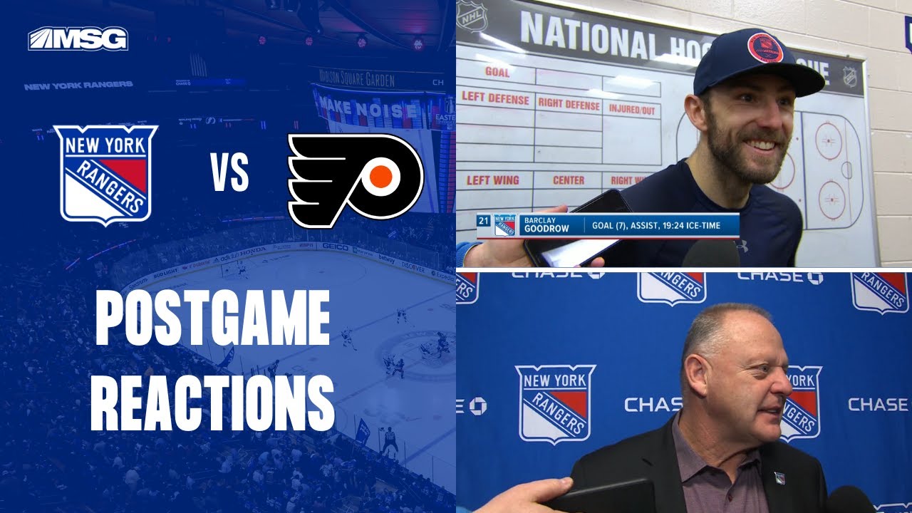 Rangers React To All Lines Clicking In 6 Game Win Streak | New York ...