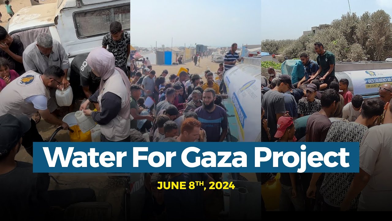 Water For Gaza Project - June 8th | Human Development Fund - YouTube