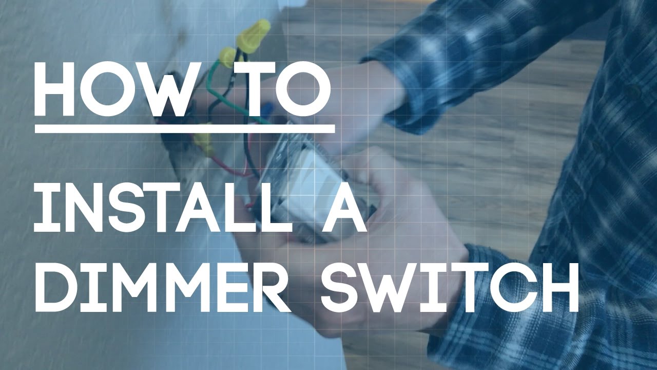 How To Install a Dimmer Switch and LED Bulb - YouTube