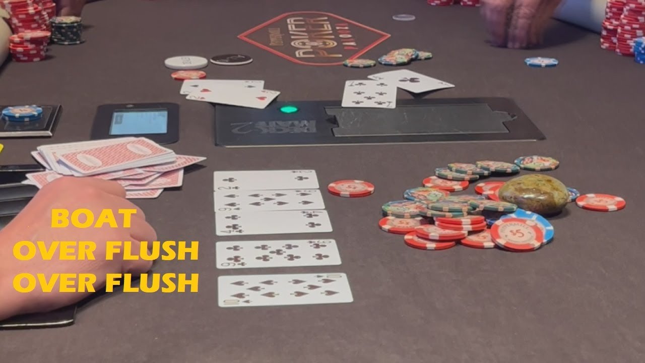 BOAT over FLUSH over FLUSH on FIRST HAND I PLAY! | Poker Vlog 224 - YouTube