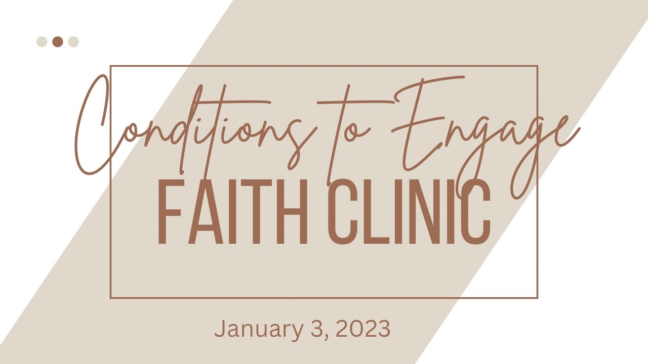 Faith Clinic | Day 3 Open Doors | January 3, 2023 - YouTube