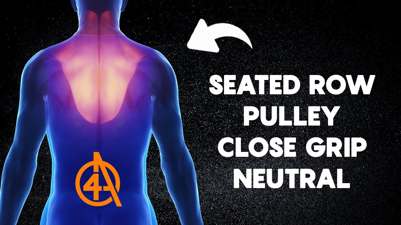 SEATED ROW PULLEY CLOSE GRIP NEUTRAL - YouTube