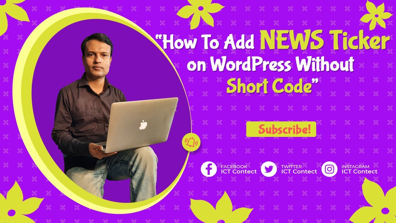 How to Add News Ticker or Breaking News Scrolling or Rolling on ...
