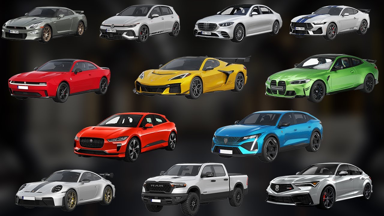 The Most FAMOUS CAR BRANDS AND MODELS in the World! - YouTube