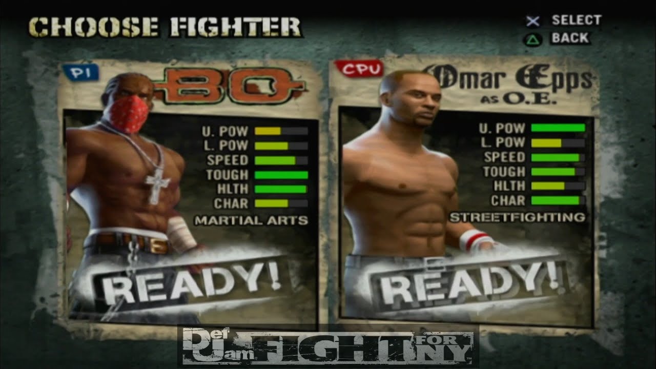 Def Jam Fight For NY | BO vs OMAR EPPS | 4 Matches | HARD! (PS3 1080p ...