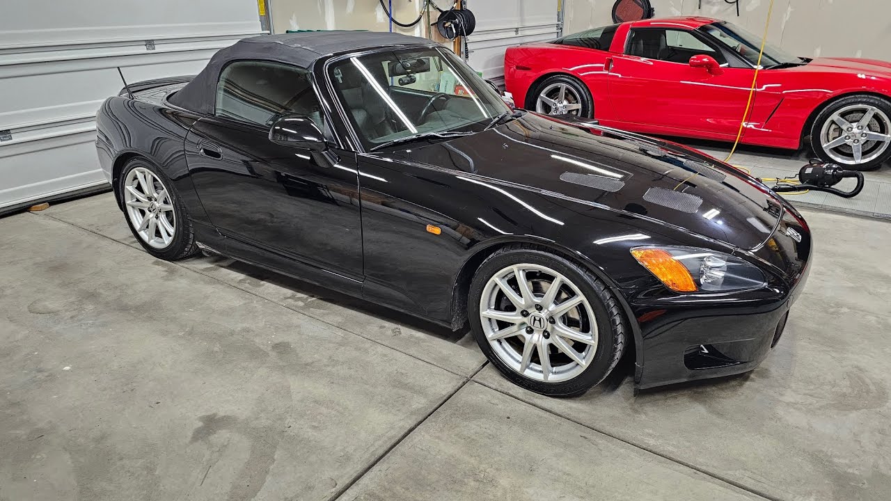 2002 Honda S2000 with 120k miles one step polish and ceramic coating ...