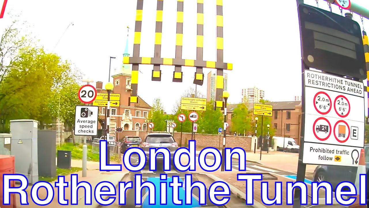 London Driving| Rotherhithe tunnel [4K] - YouTube