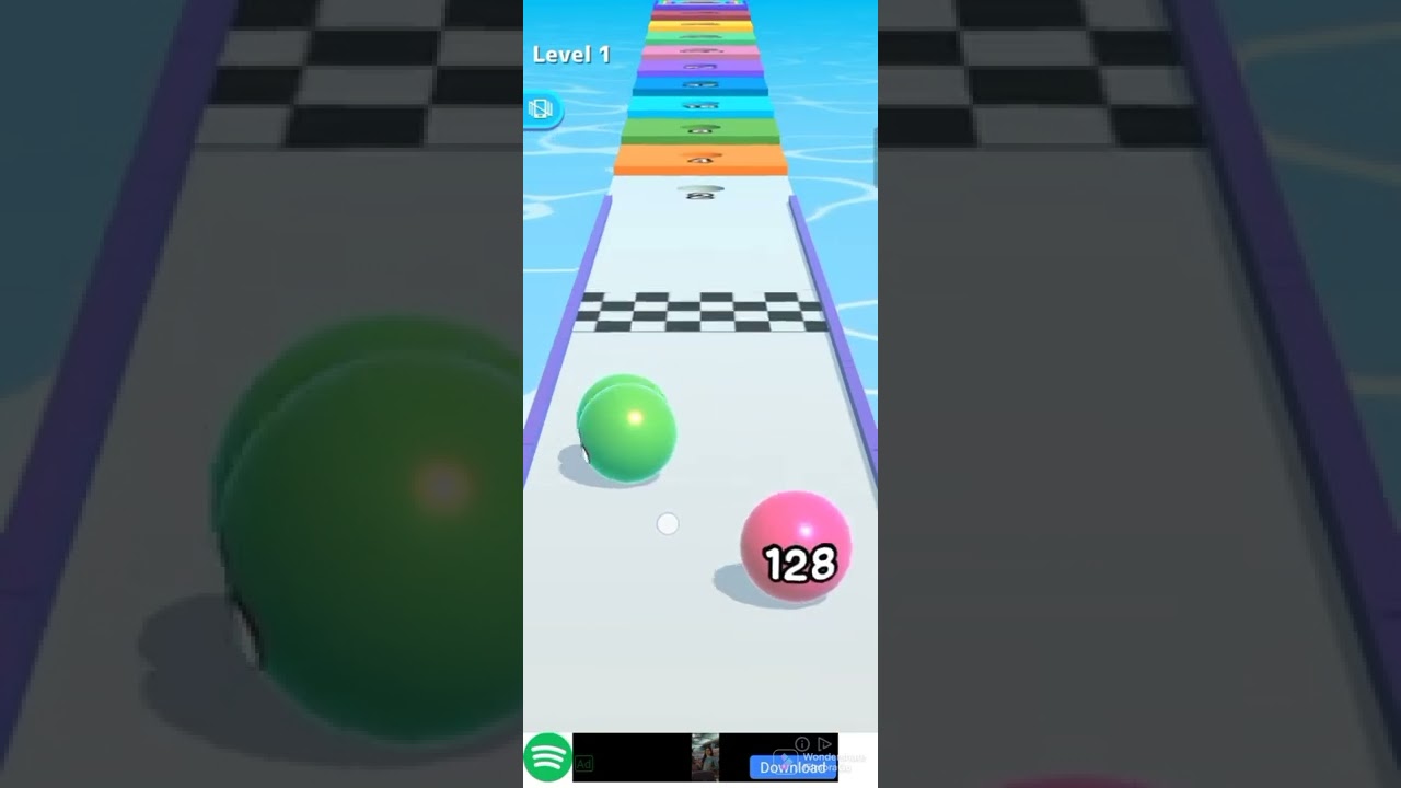 Ball Run 2 (Level- 1) - YouTube