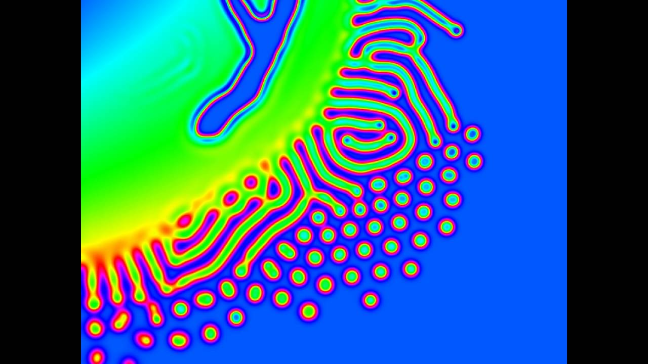 Reaction Diffusion Form Gray Scott Process Generative