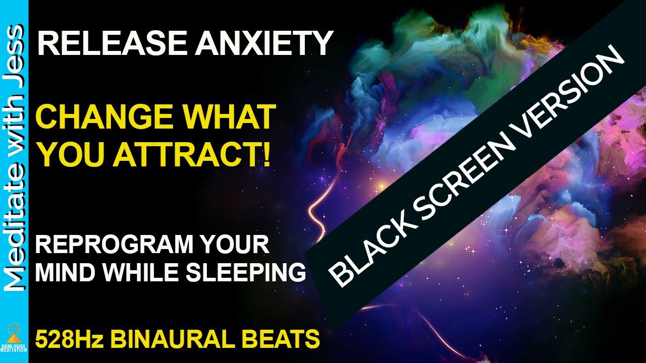 Black screen POSITIVE AFFIRMATIONS to RELEASE ANXIETY Enhance TRUST ...