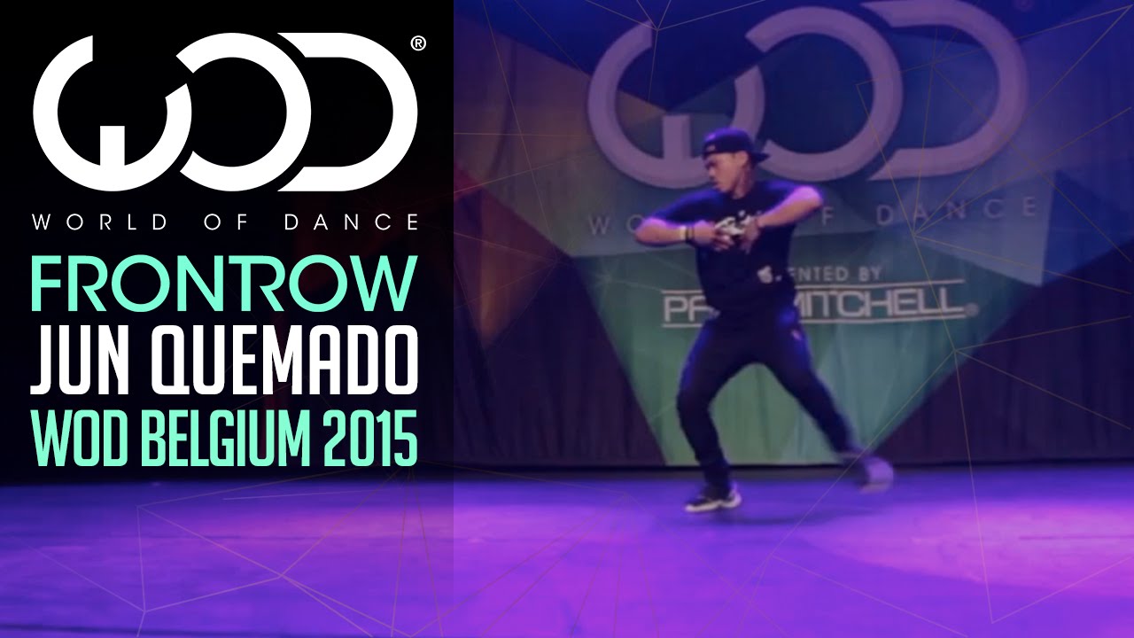 Jun Quemado | FRONTROW | Judge Showcase | World of Dance Belgium 2015 ...