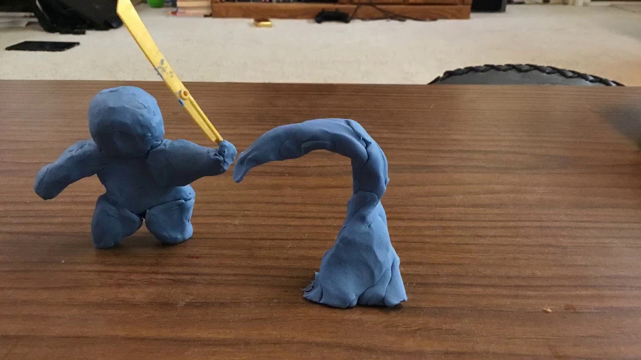 clay fight! stop motion - YouTube
