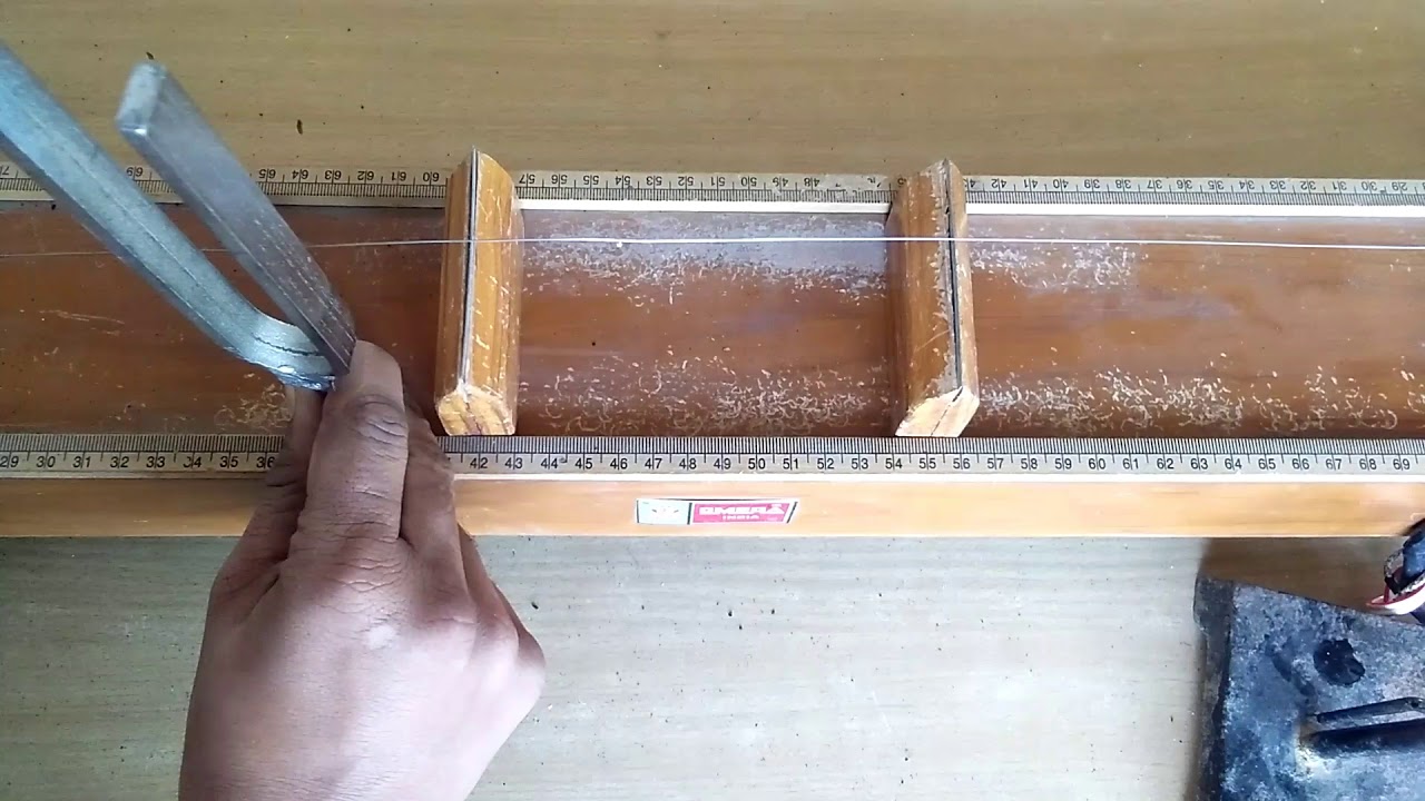 Sonometer , study the relation between the length of wire and tension ...