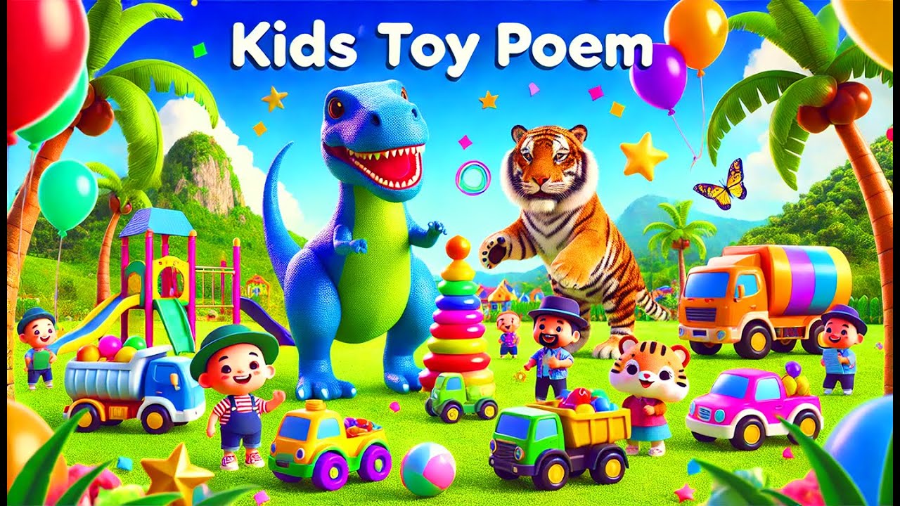 🐱‍🚀Toy Poem for Kids | Toy Paradise! 🎉 Fun with the Best Kids' Toys ...