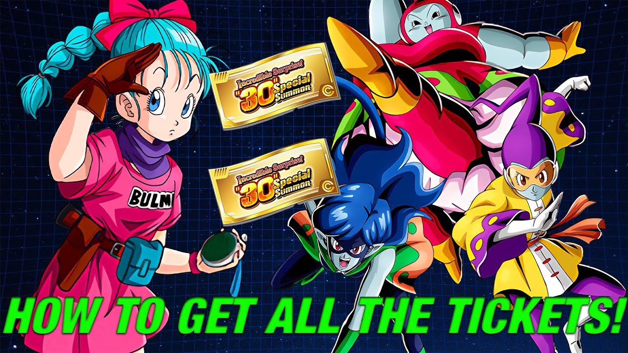 HOW TO GET ALL 30 TICKETS FOR THE 30 TICKET SUMMON MULTI! (DBZ: Dokkan ...