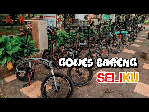 Gowes Perdana bareng Komunitas #SELIKU (Sepeda Lipat Kuningan)