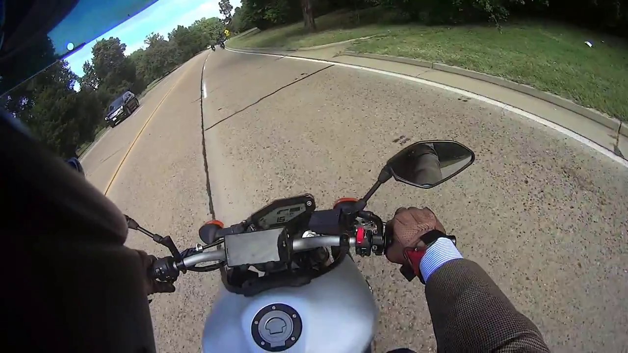 Motorcycle crash caused by huge deer! - YouTube