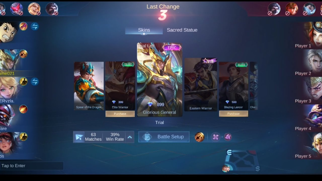 Zilong ( Glorious General ) - Enjoy 🔥 - YouTube