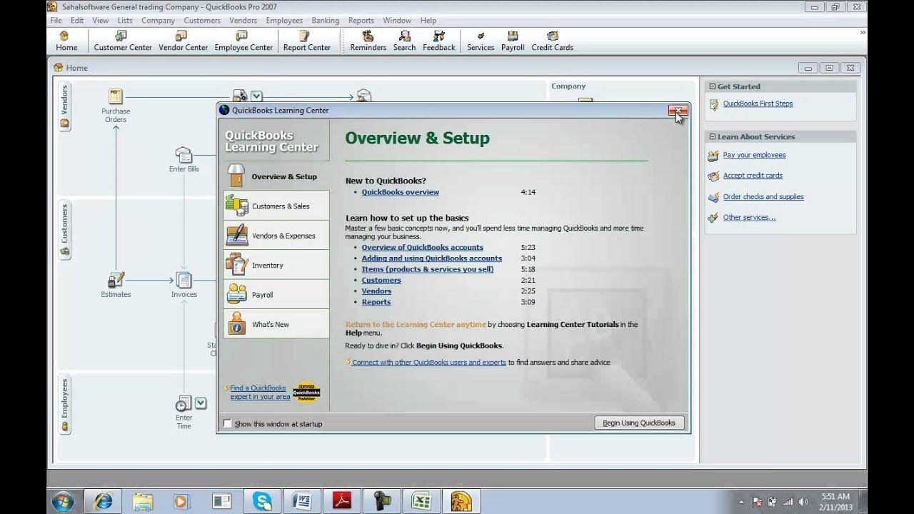 Lesson 19 Summary - Quickbook 2007 - Sahalsoftware - YouTube