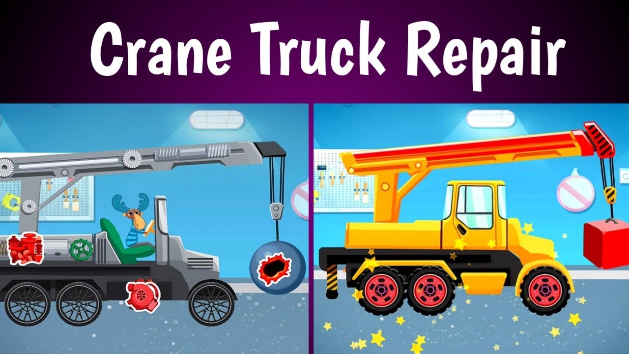 "Fix the Crane Truck! Repair Adventure" - YouTube