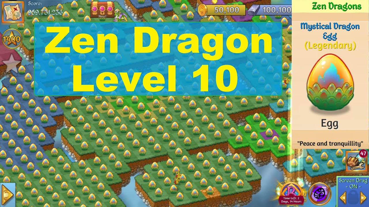 Merge Dragons! Zen Dragon Level 10! - YouTube