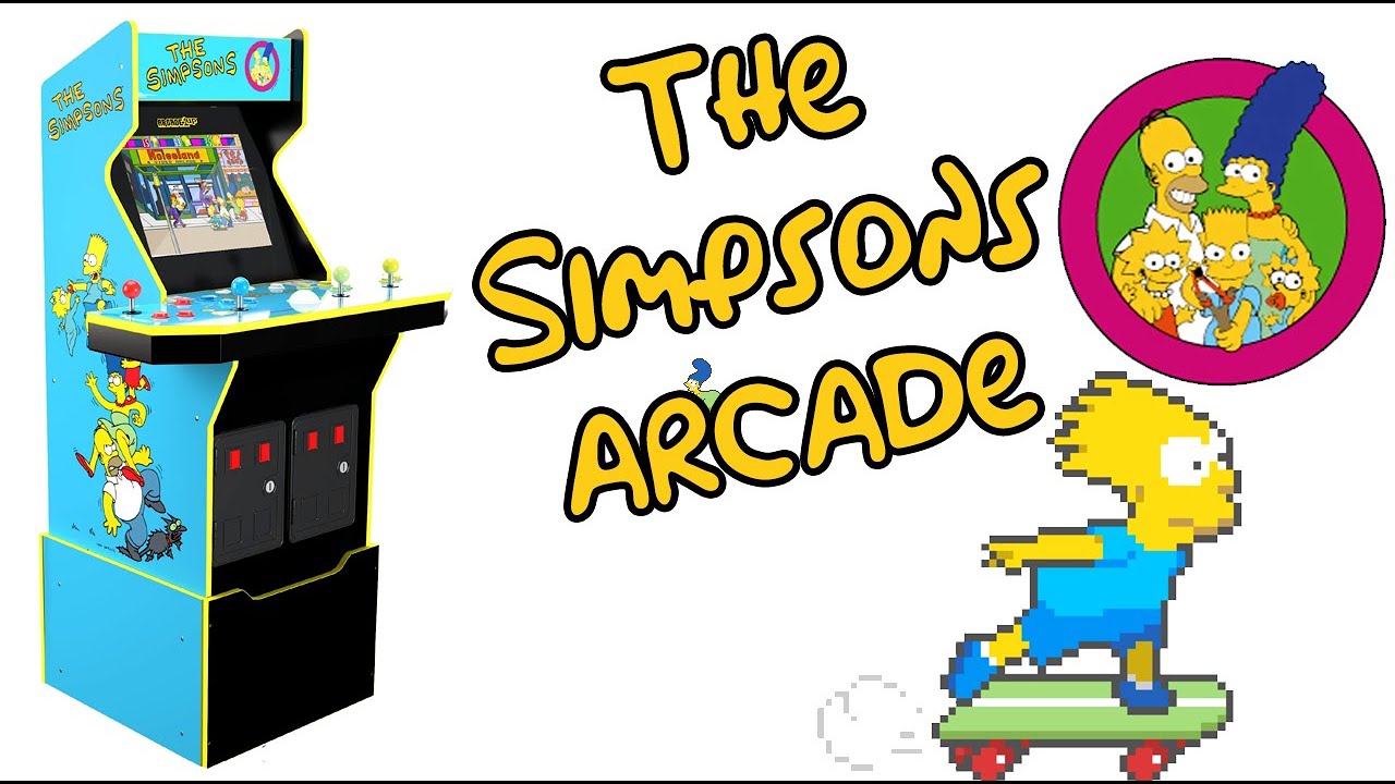 BOTH of The Simpsons Arcade machines, new and old! - YouTube