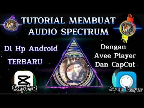 Tutorial membuat audio spectrum yang paling mudah di hp Android, pake ...