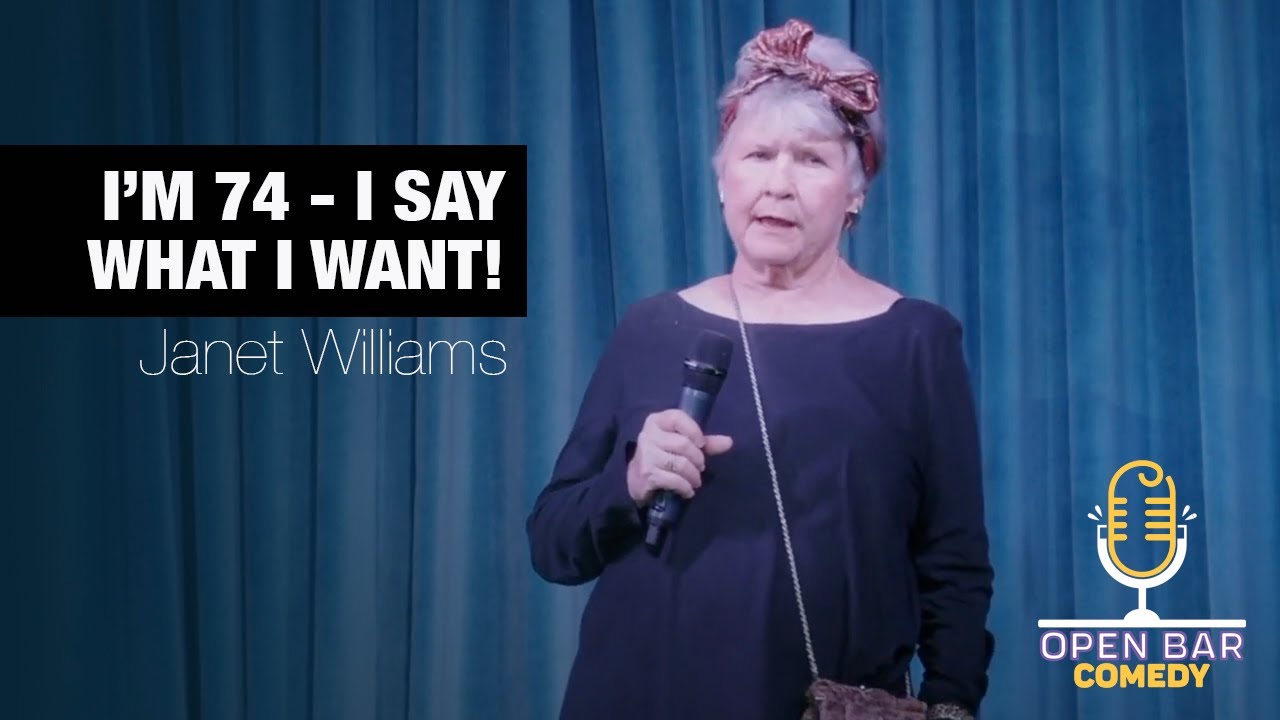 At 74 Janet Williams Says WHATEVER She WANTS! - YouTube