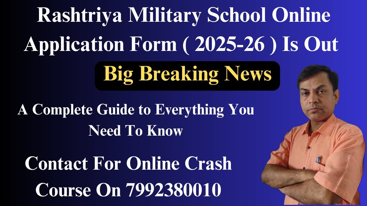 RMS Online Application Form 2025-26 Available Now - YouTube