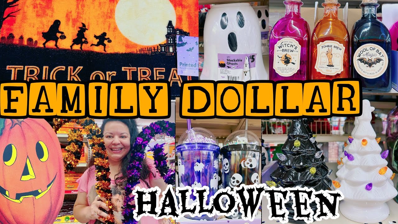FAMILY DOLLAR SPOOKY CUTE HALLOWEEN! +FALL DECOR!🎃 - YouTube