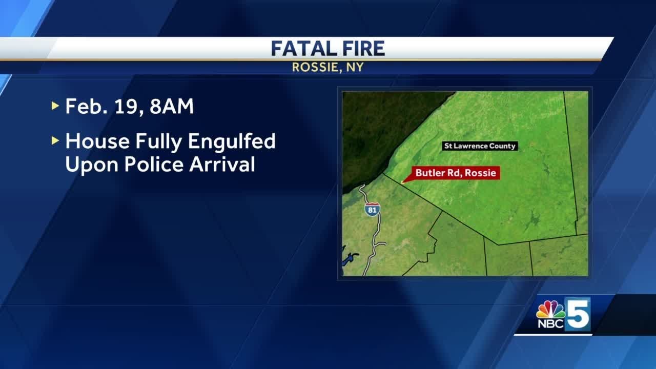 Police investigating fatal house fire in Rossie, NY - YouTube