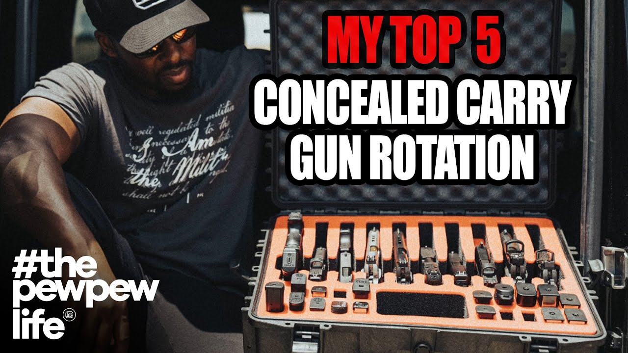 My Top 5 Concealed Carry Gun Rotation - YouTube