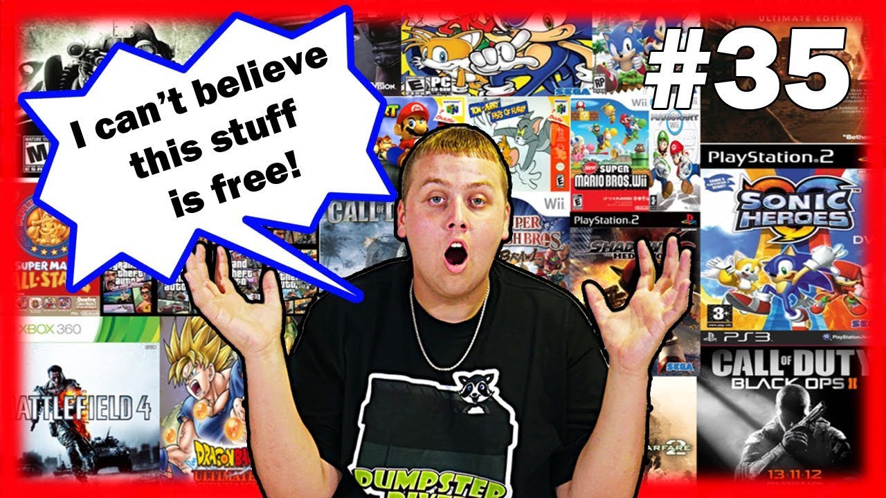 How To Get Free Games From Gamestop! Dumpster Diving! Night 35 - YouTube