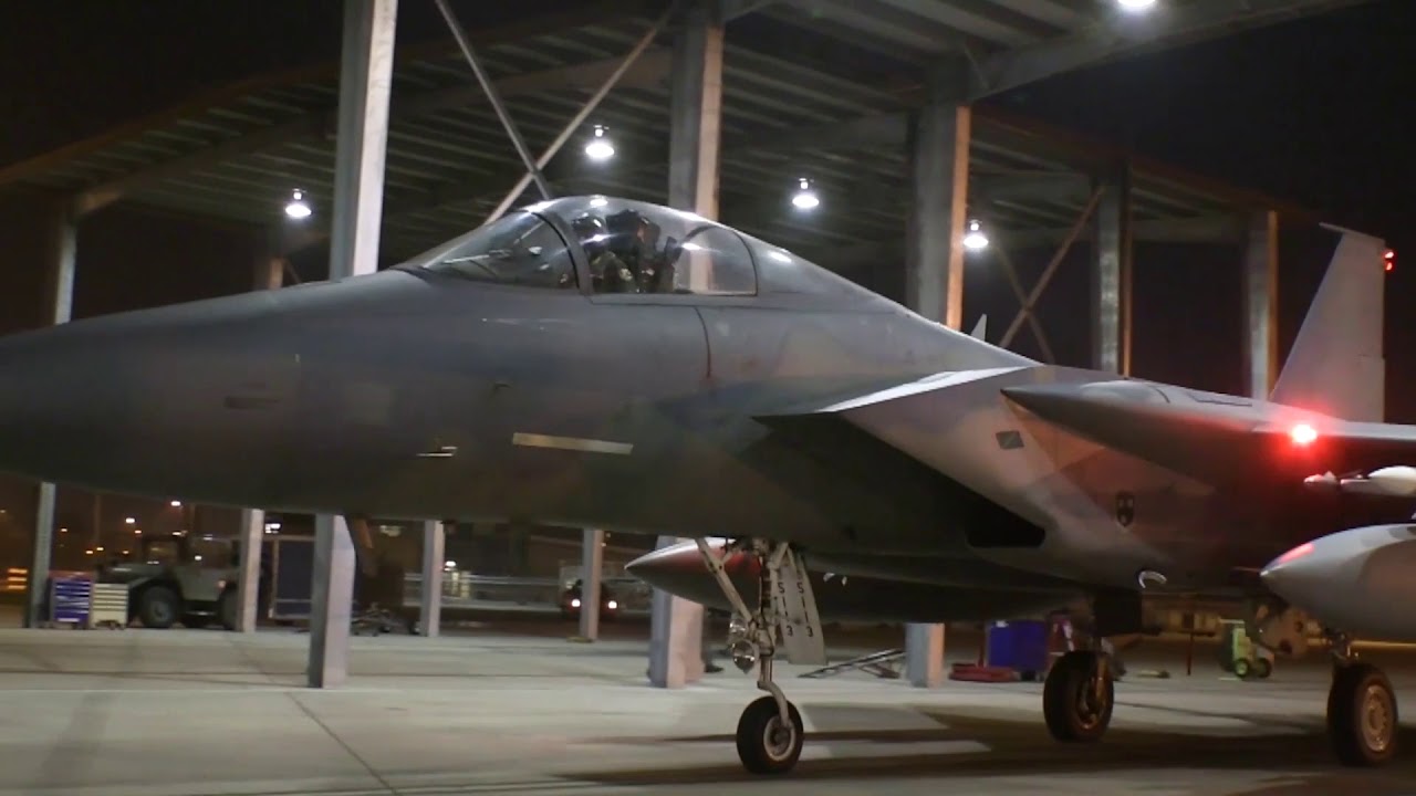 F-15 Night Launch by the 144th Fighter Wing - YouTube