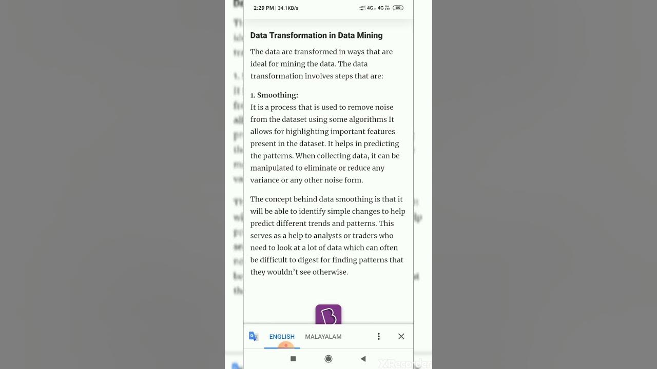 Data mining/Data transformation in datamining/Module 2/smita datamining/KTU Syllabus/video 17 ...