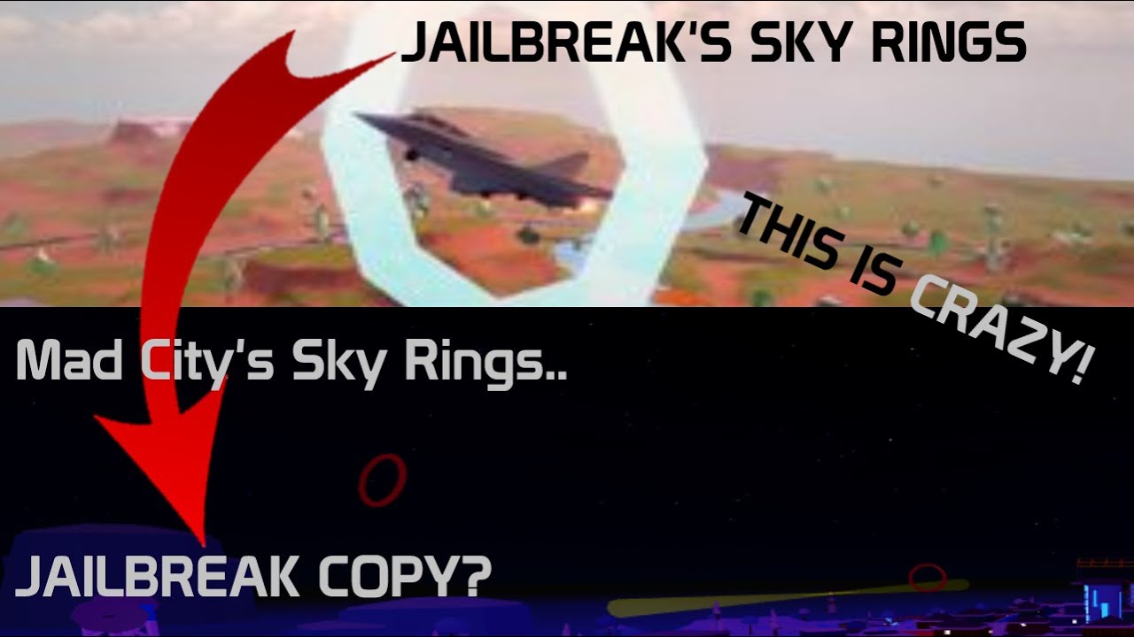 MAD CITY'S CHALLENGES! SKY RINGS? JAILBREAK COPY?! (Roblox) - YouTube