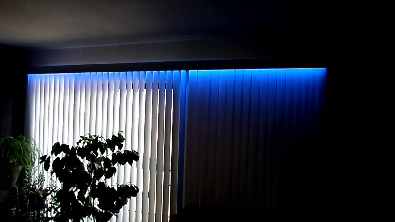 RGB LED STRIP, BLINDS - COOL IDEA - YouTube