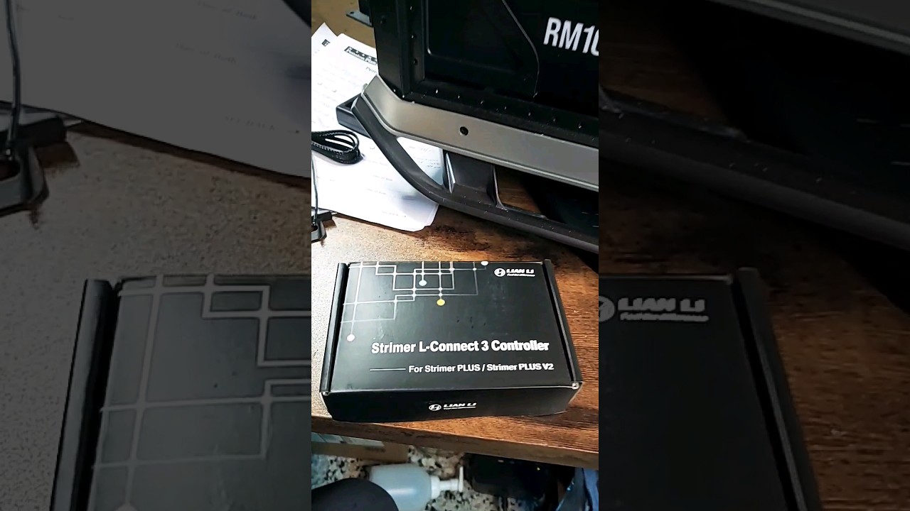 cooler master Cosmos 700m build still in progress. Lian-li strimers ...