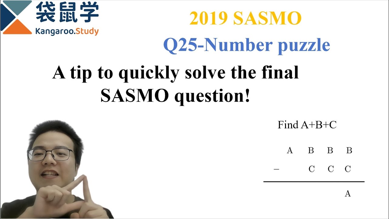 2024 SASMO Preparation -Golden Triangle - YouTube