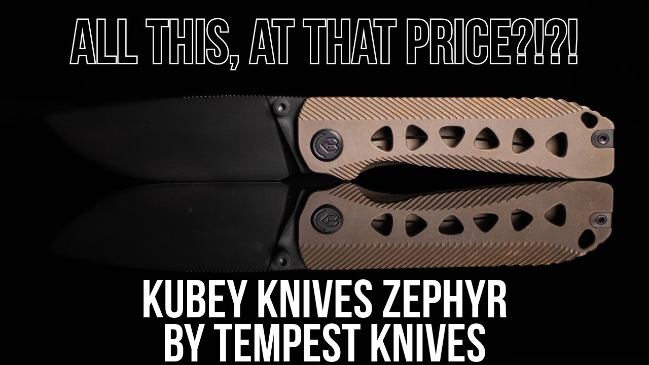 Oh My, Yes Please! - Kubey Knives Zephyr (Integral) by Tempest Knives ...