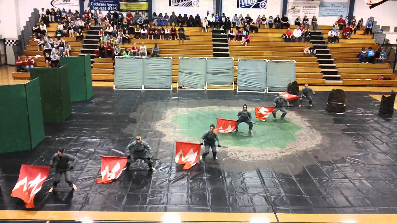 120310 Urbana OHS Color Guard - YouTube