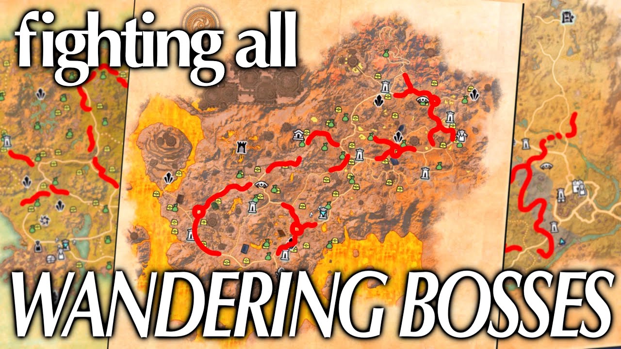 ESO has a new Wandering World Boss! Let's Fight them ALL!! - YouTube