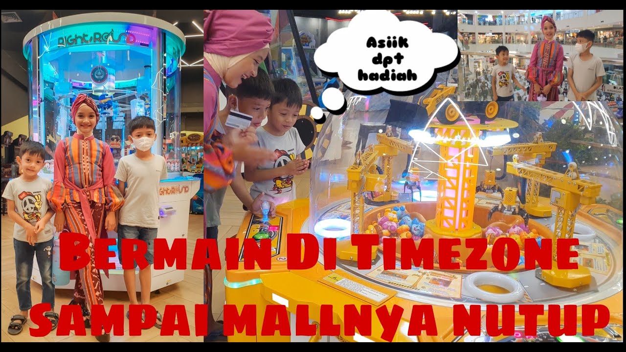 Cobain Banyak Mainan di Time Zone Mall Epicentrum Mataram - YouTube