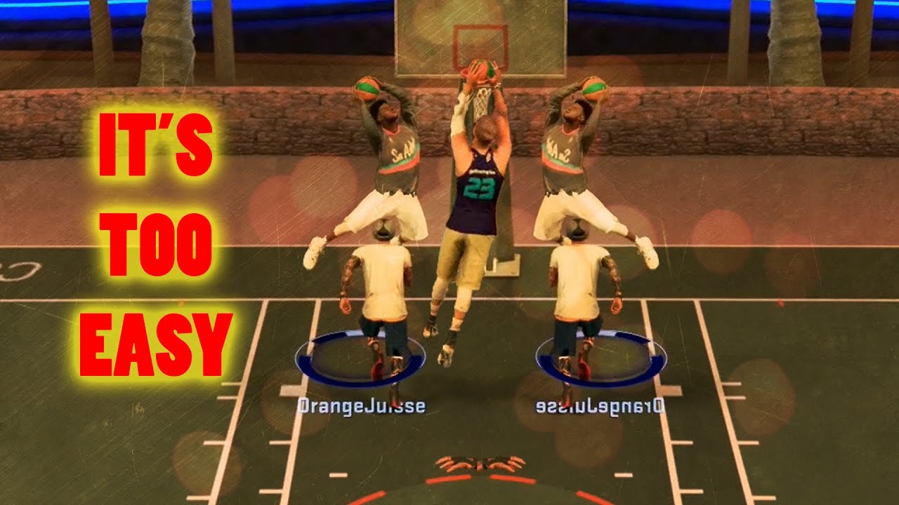 NBA 2k17 MyPark - FILTHY SKUNK - YouTube