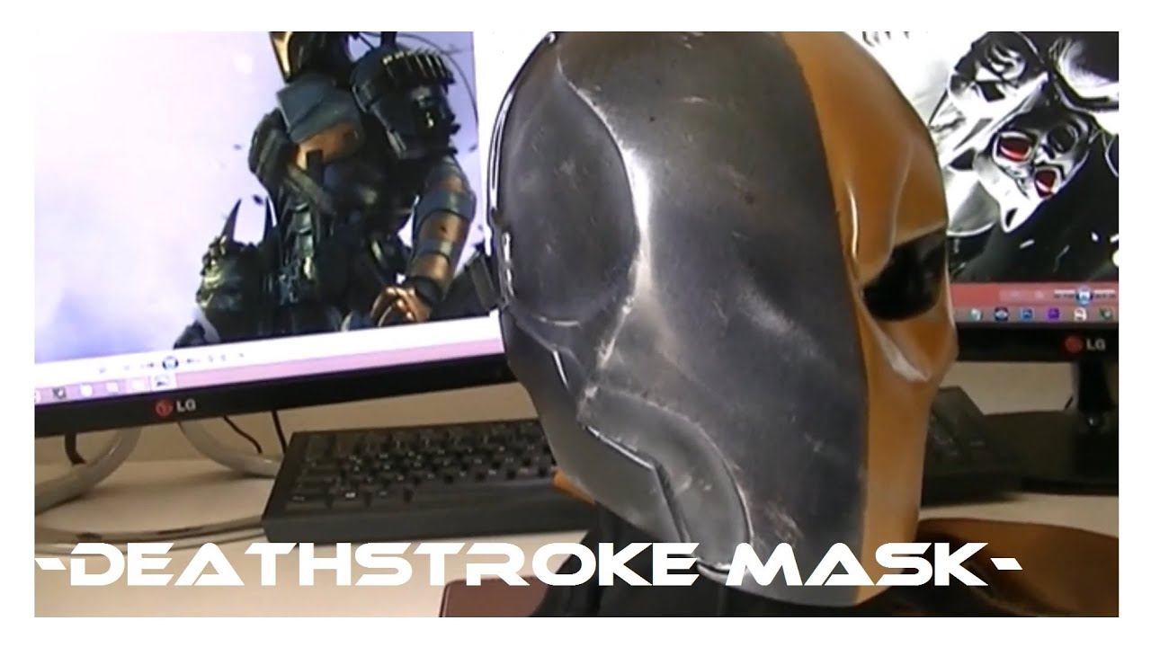 Deathstroke Mask / DC / Prop / Batman Arkham Origins - YouTube