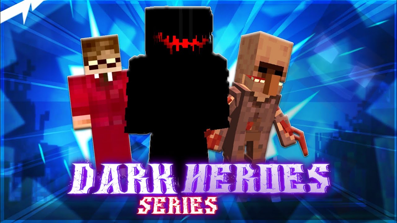 Surviving 100 days in minecraft dark heroes || dark heroes origin, wizx ...