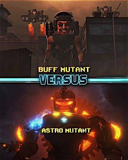 Buff Mutant Vs Astro Mutant #edit #skibiditoilet @DaFuqBoom #1v1 # ...