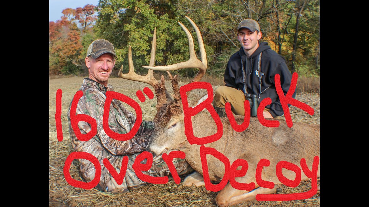 Giant 8 Point Buck Shot Over Deer Decoy! Pre Rut October in Pike County ...